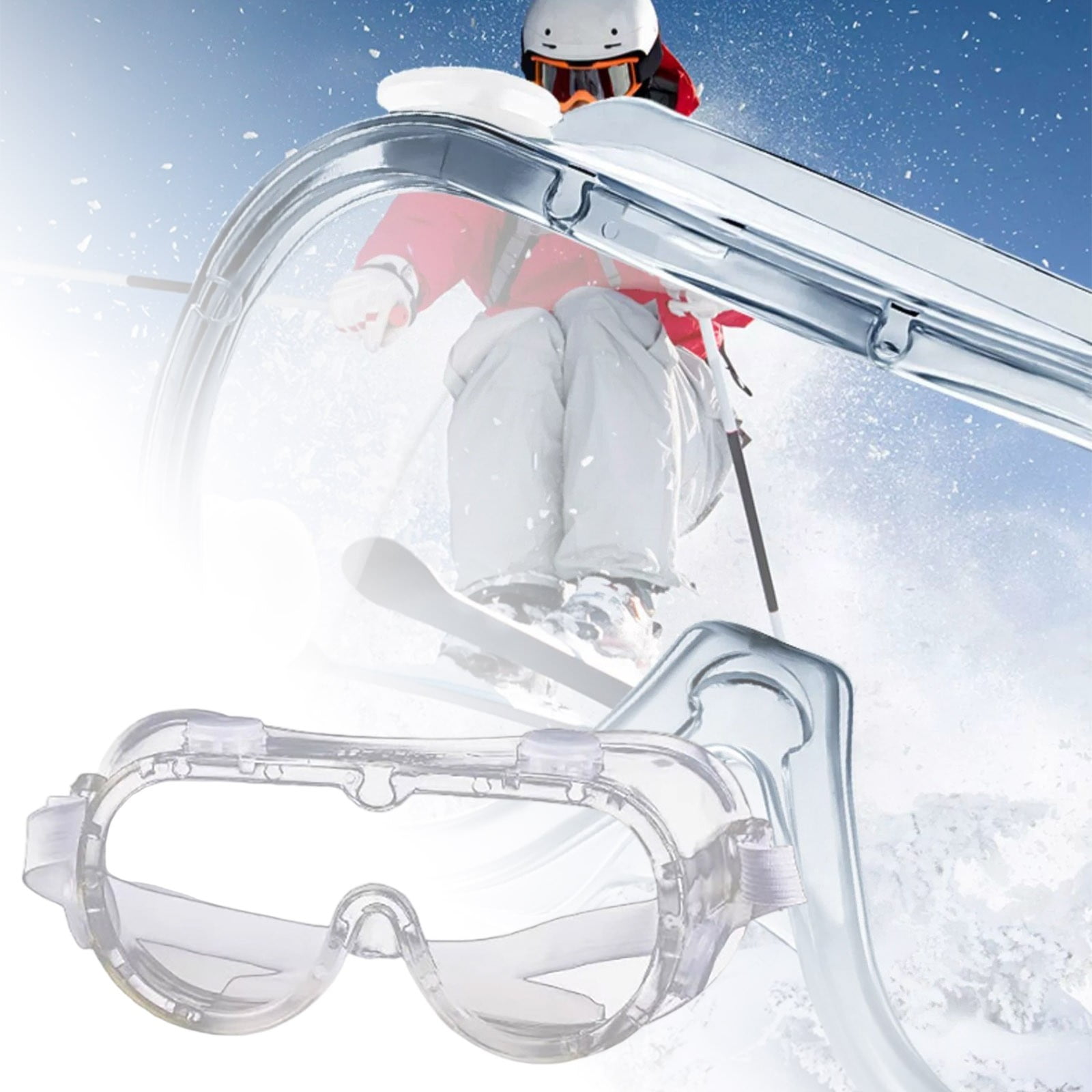 erfcxs Thickened Protective Goggles For Sports Eyewear For Use Fog ...