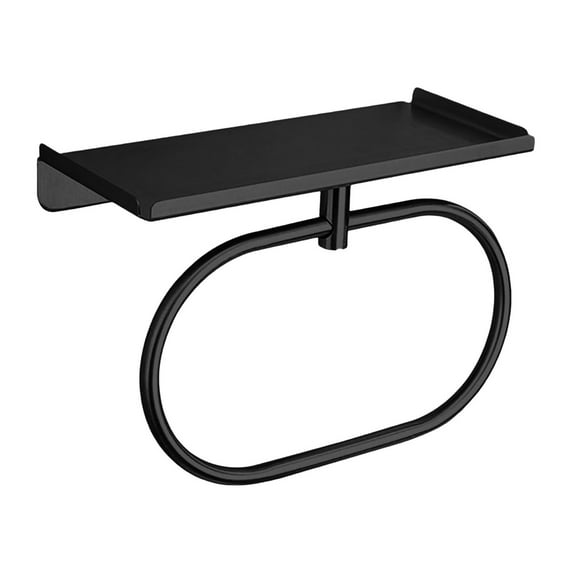 erfcxs Towel Ring With Shelf Steel Self Stainless Steel Sticky Hand ...