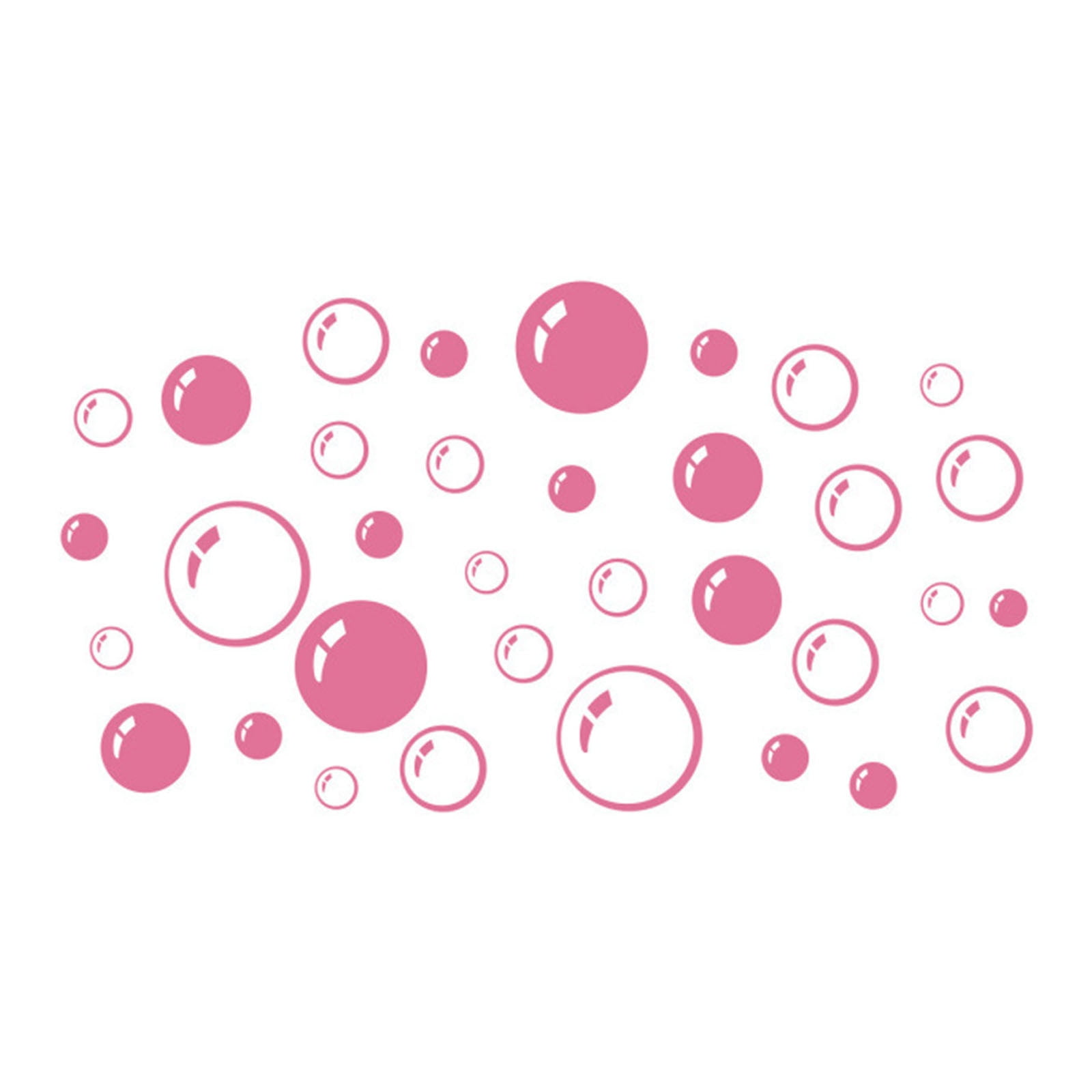 erfcxs Transparent Hollowed Wall Decal Stickers for Kids Birthday Party ...