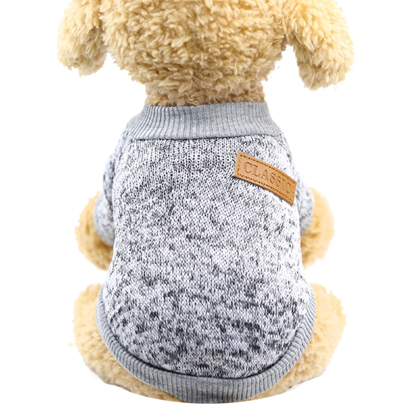 erfcxs Two-legged warm puppy dog fight Teddy wool cat sweater pet ...