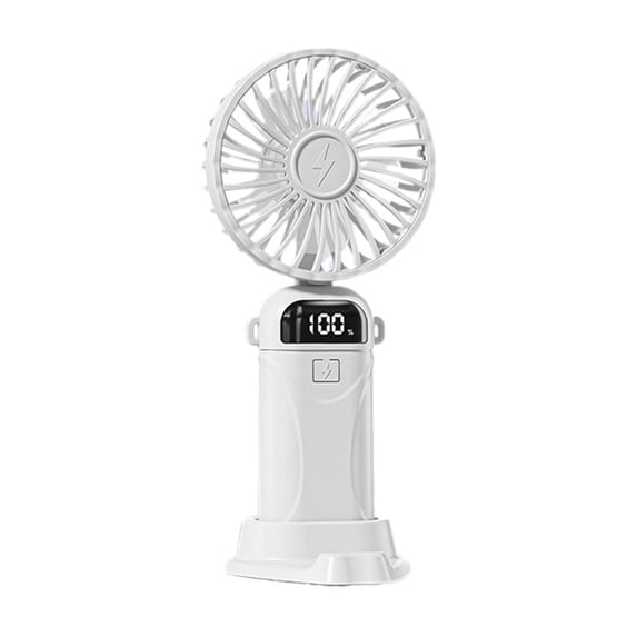 erfcxs Upgraded Portable Handheld Fan with USB-C Fast Charging Digital ...