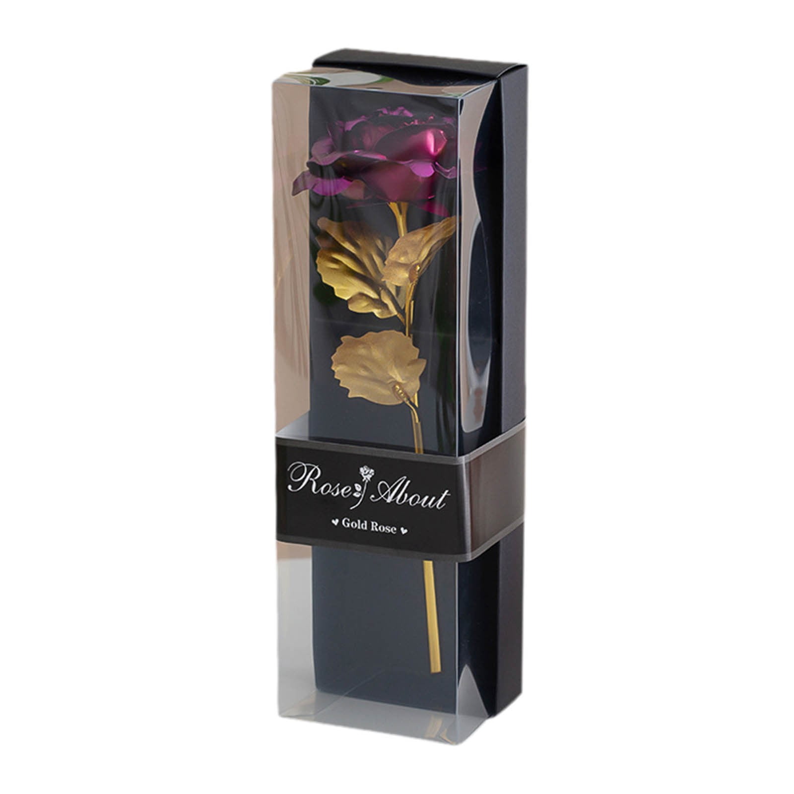 erfcxs Valentine's Day Handmade Gold Foil Rose Wedding Anniversary ...