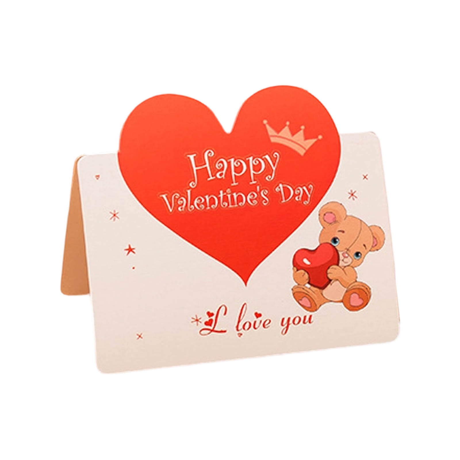 erfcxs Valentine's Day Paper Engraved Greeting Card Birthday Surprise ...