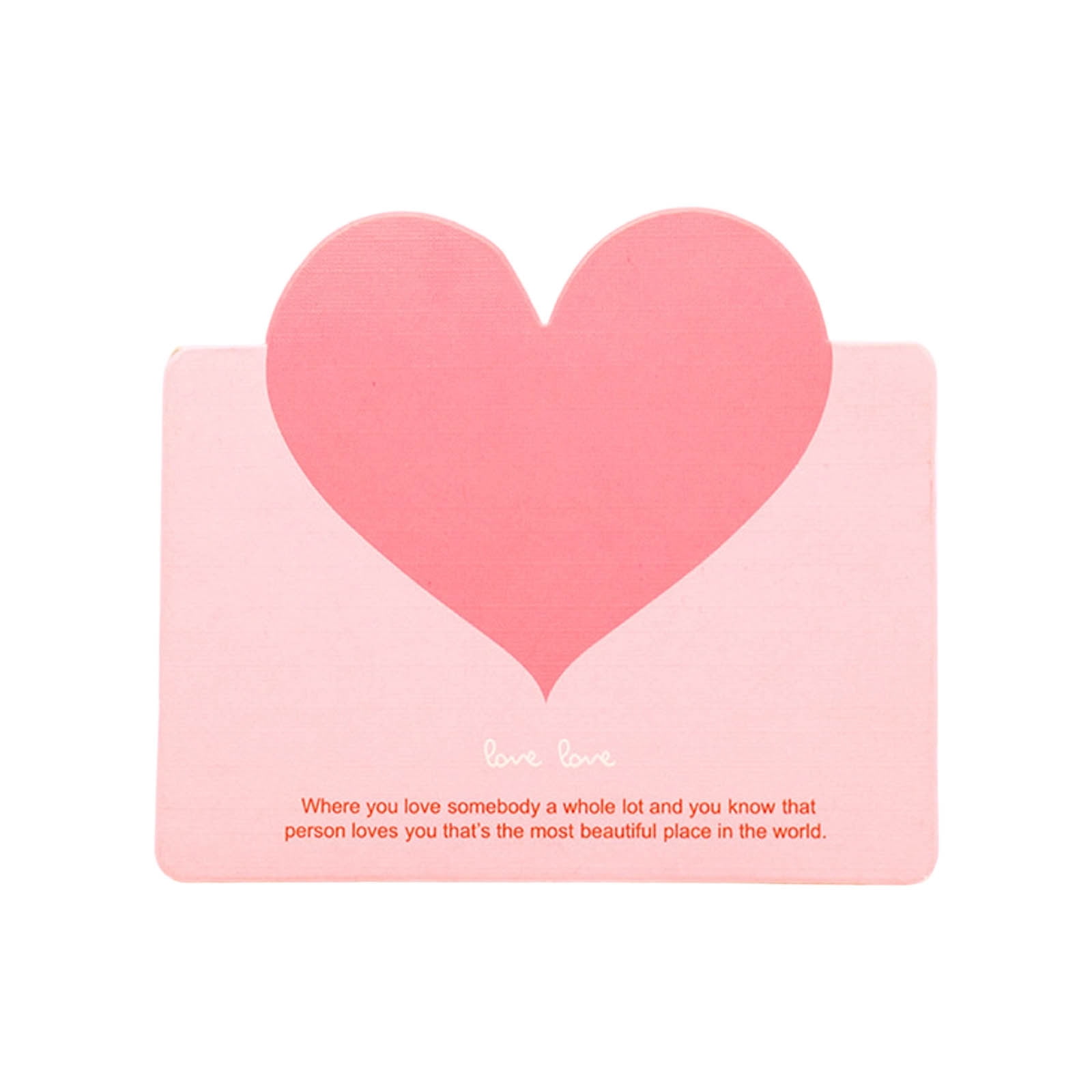 erfcxs Valentine's Day Paper Engraved Greeting Card Birthday Surprise ...
