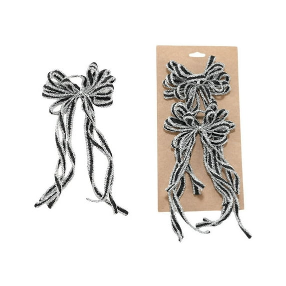 erfcxs Velvet Bow Floral Wedding & Holiday Festive Party Hanging(Color ...