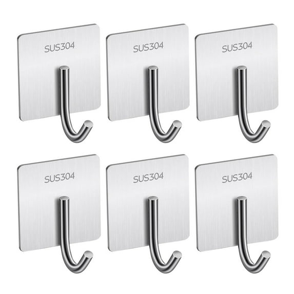 erfcxs Wall Hooks For Hanging Stainless Steel Towel Hooks For Bathrooms ...
