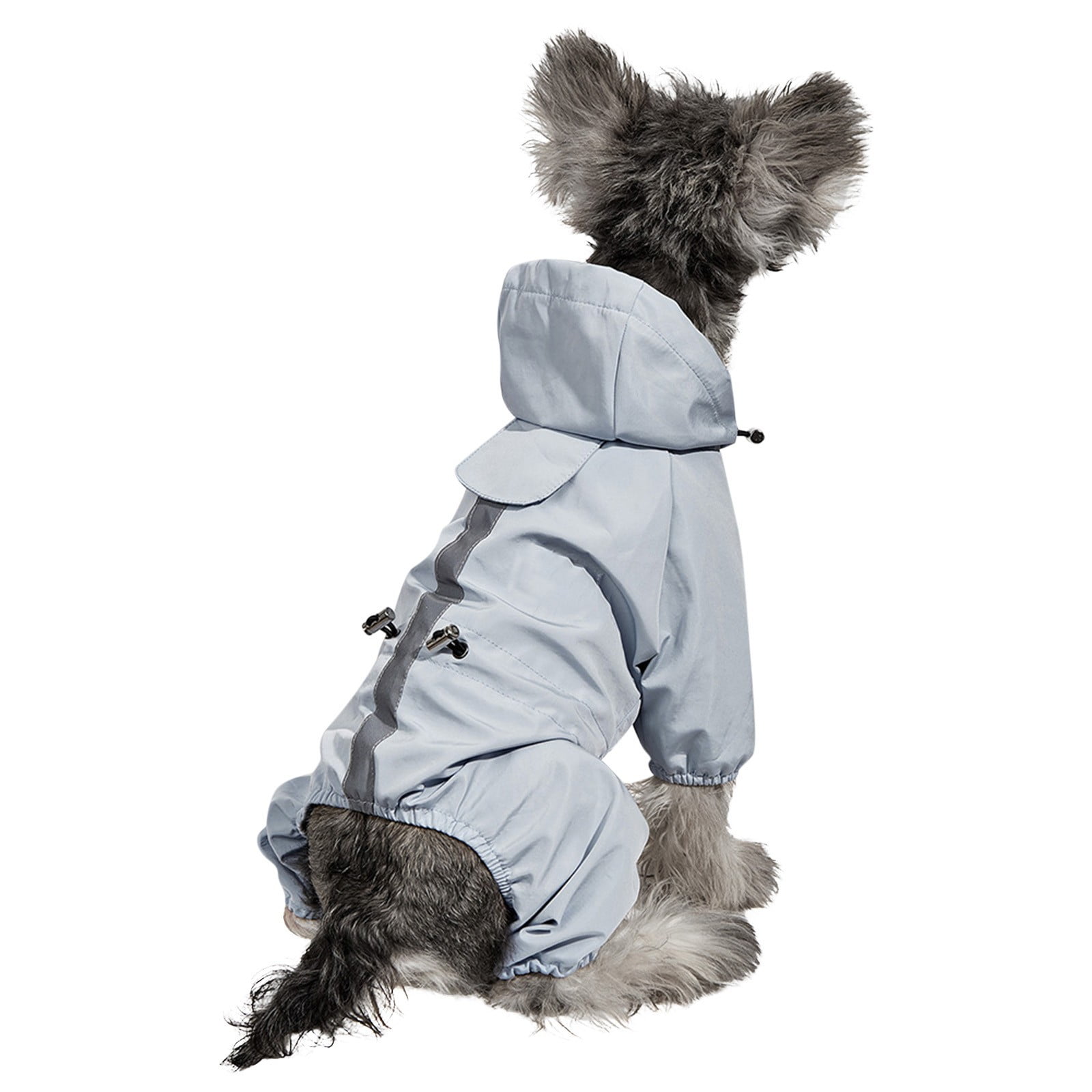 erfcxs Waterproof Adjustable Dog Raincoat Reflective Dog Rain Jacket ...