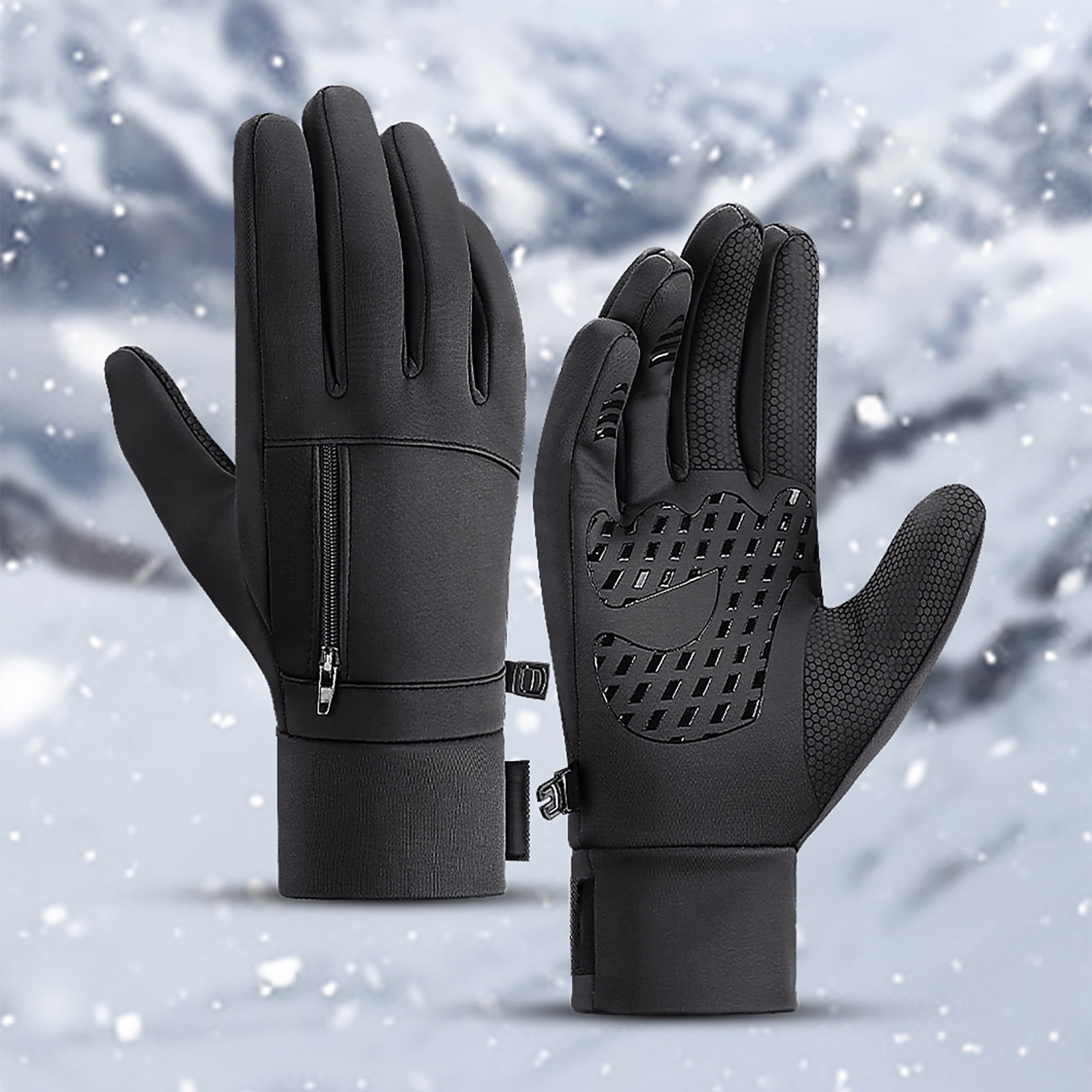erfcxs Winter Hot Glove Men's Ladies Warm Wind Wind Anti- Touchs Screen ...