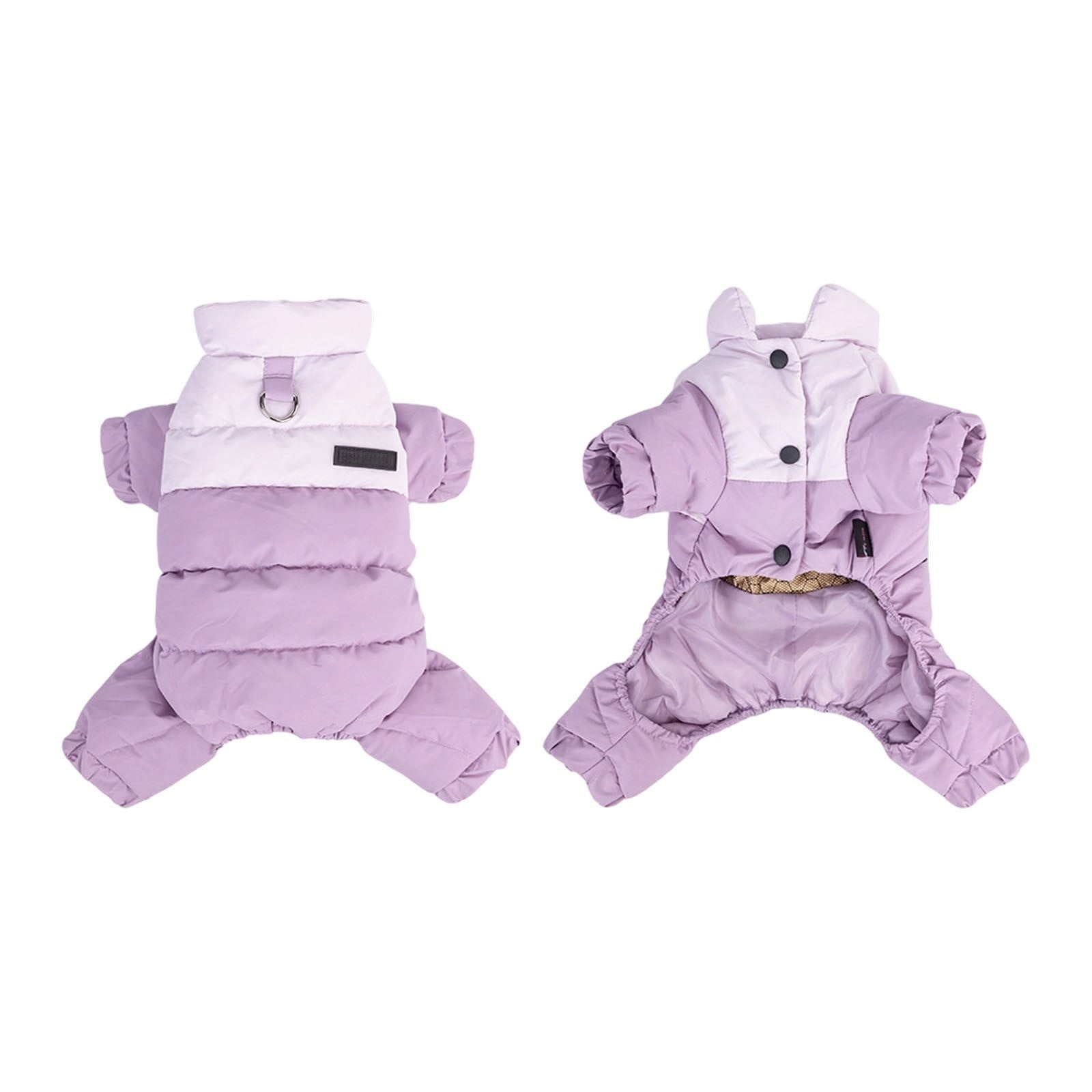 erfcxs Winter Warm Four Legs Coat Cozy Thermal Outfit For Small Medium ...