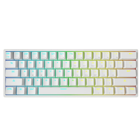 erfcxs Wired Mechanical Gaming Keyboard RGB Backlight No Ghosting 61 ...