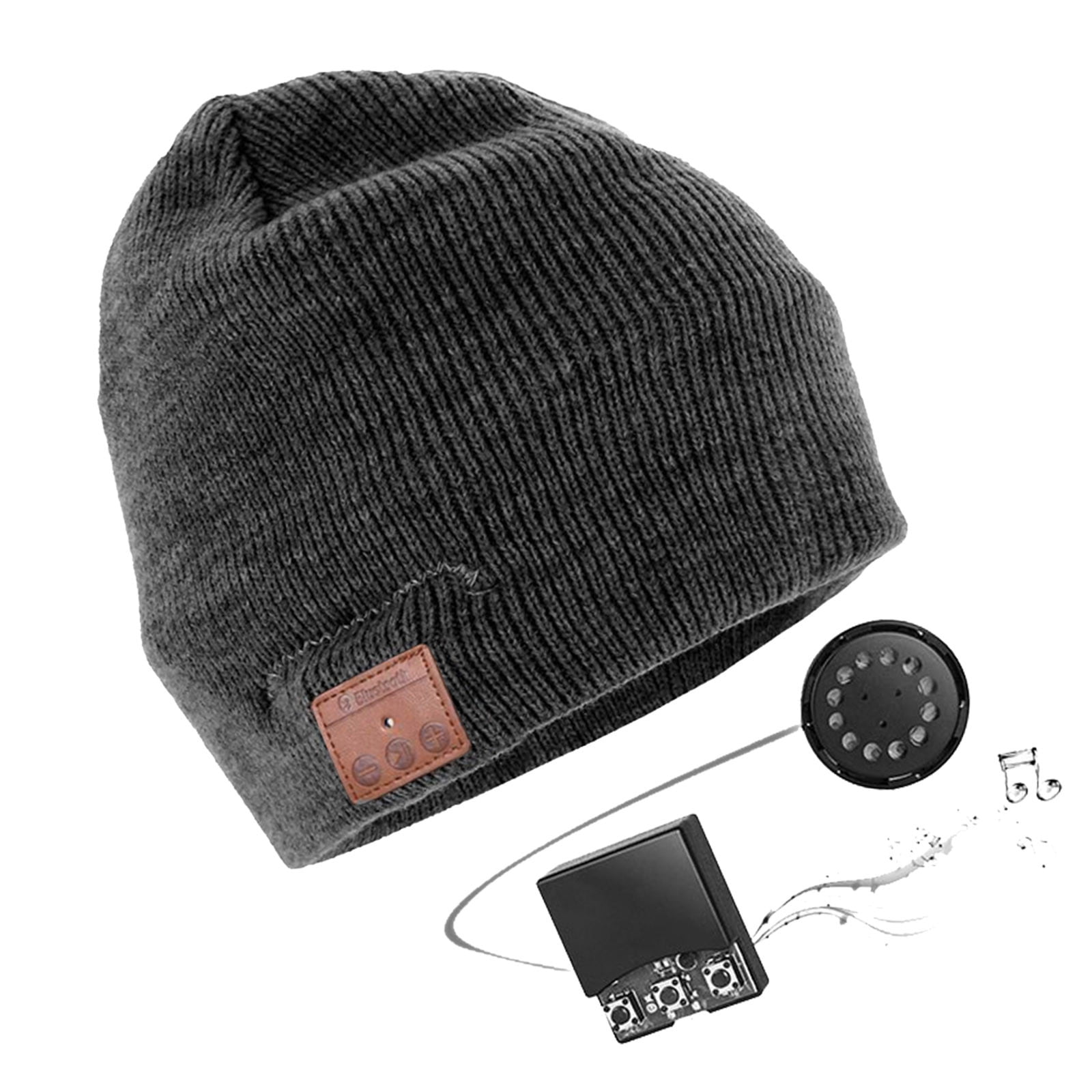 erfcxs Wireless Hat For Men Women Headphones Headset Speaker Microphone ...