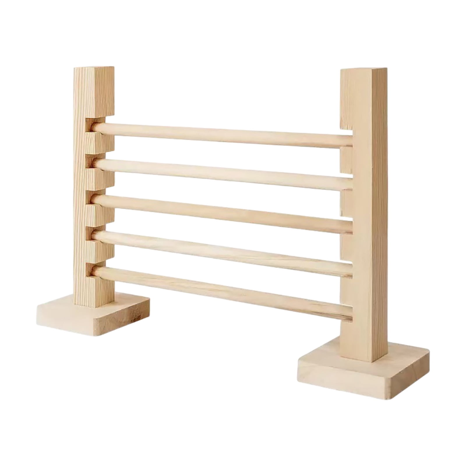 erfcxs Wooden Adjustable Jump Bar Hurdle Training Obstacle Exercise ...