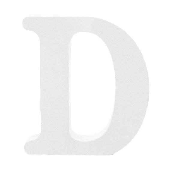 erfcxs Wooden English Alphanumeric Ornaments Wooden Crafts DIY Letter ...