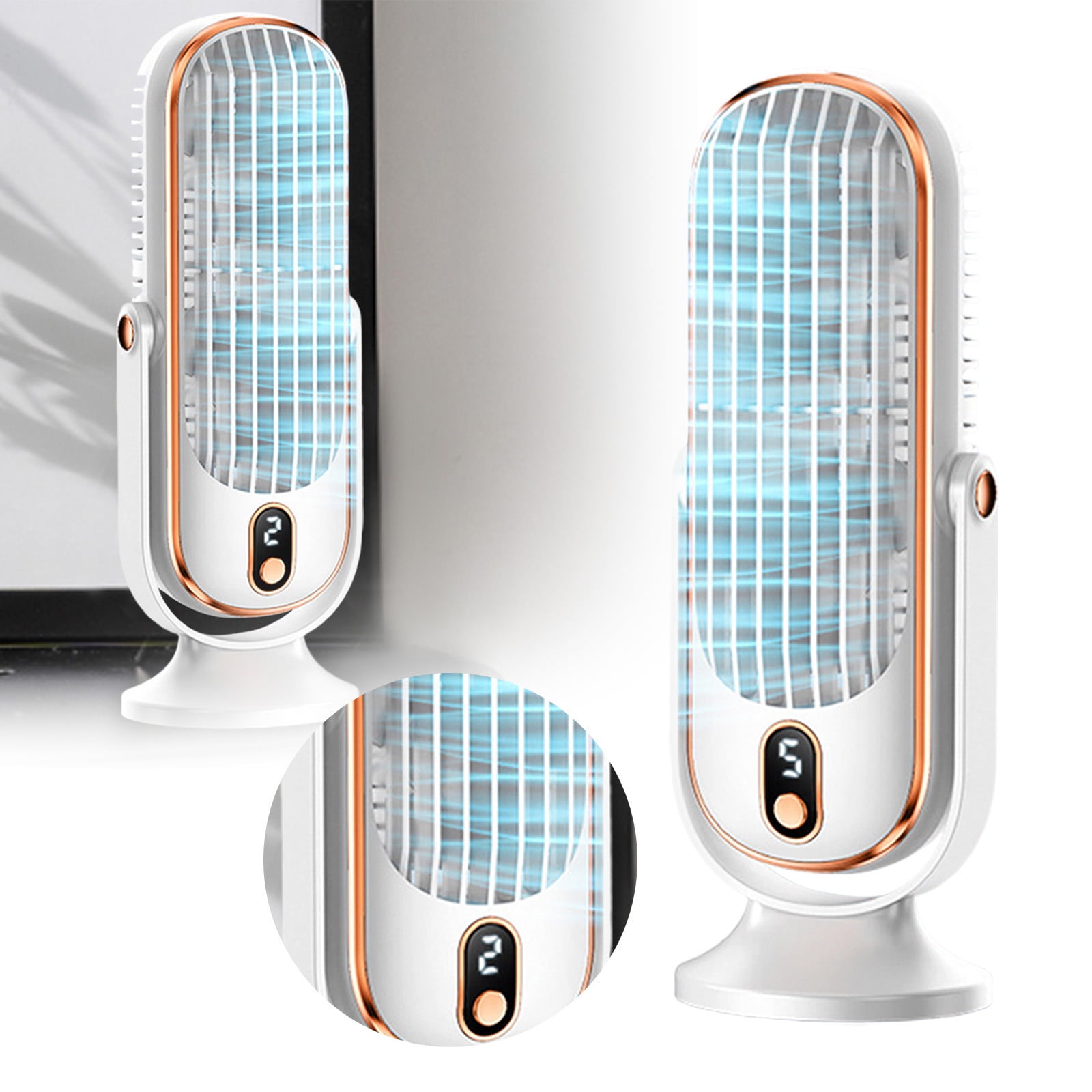 erfcxs Z16Pro High Speed Portable USB Desk Fan with Rechargeable ...