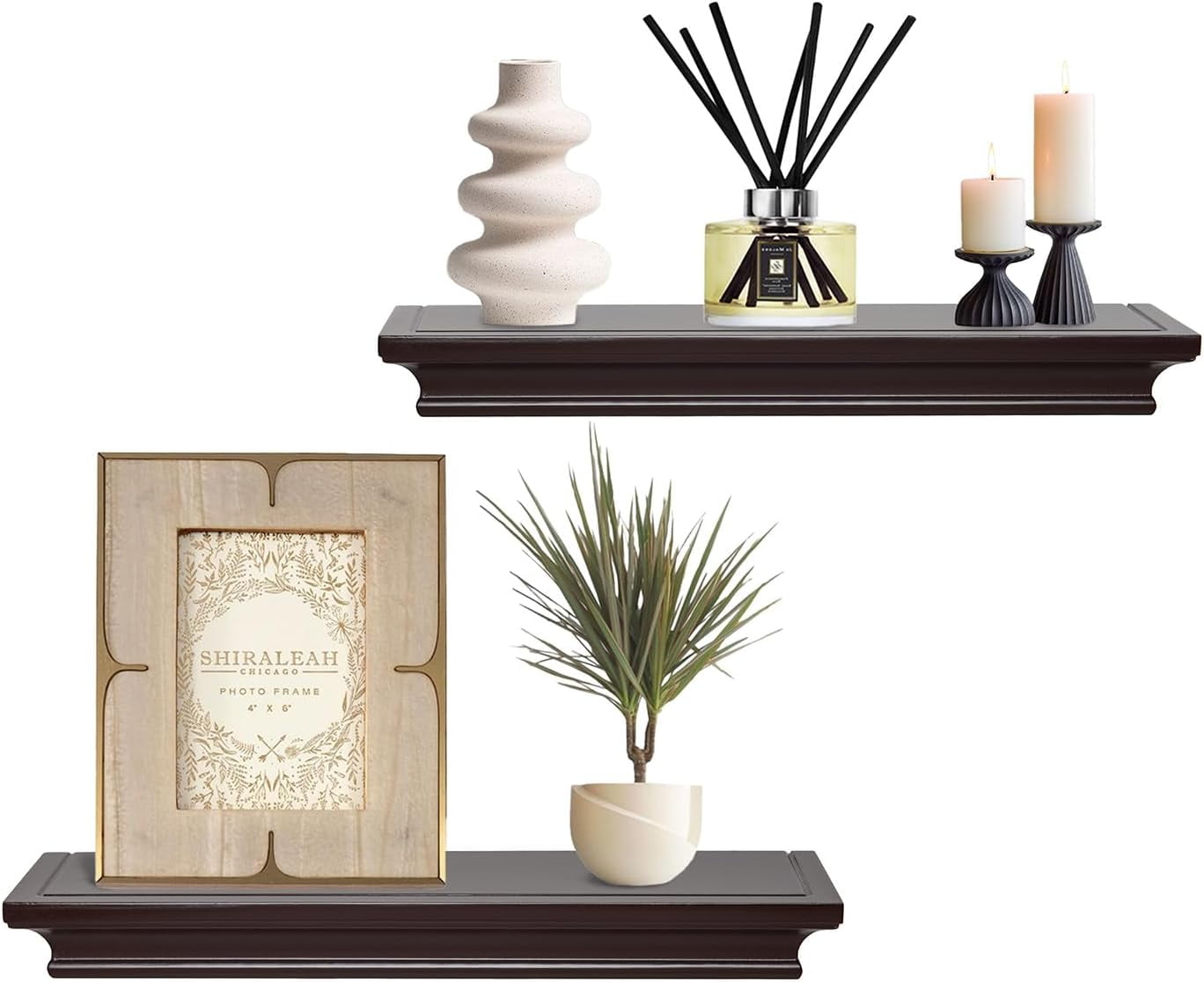 erfgyvhb Floating Shelves Sleek Wall Mounted Storage Solution for ...