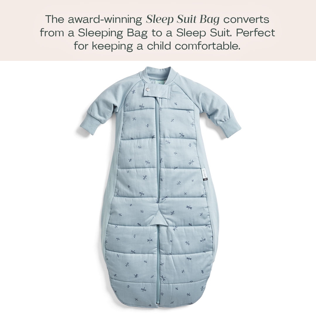 ergoPouch 2.5 TOG Baby Sleep Sack 100 Organic Cotton Baby Sleep Suit Bag for Cozy Baby s Night Our Sleeping Bag for Kids converts to Sleep Suit with Legs Baby Blanket Dragonflies 2 4 years Walmart