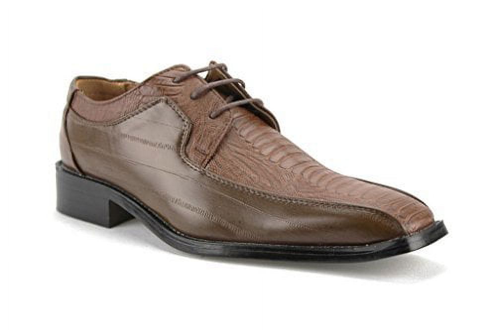 ermax Men's W2015-3 Dress Oxford Shoes Faux Crocodile Skin - Walmart.com