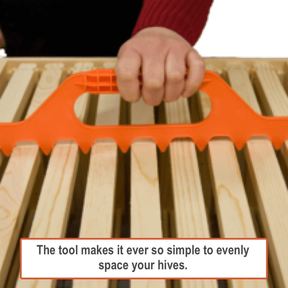 eroute66 Frame Spacer Bee Hive Frame Spacing Tool 1Pc Orange - Walmart.com