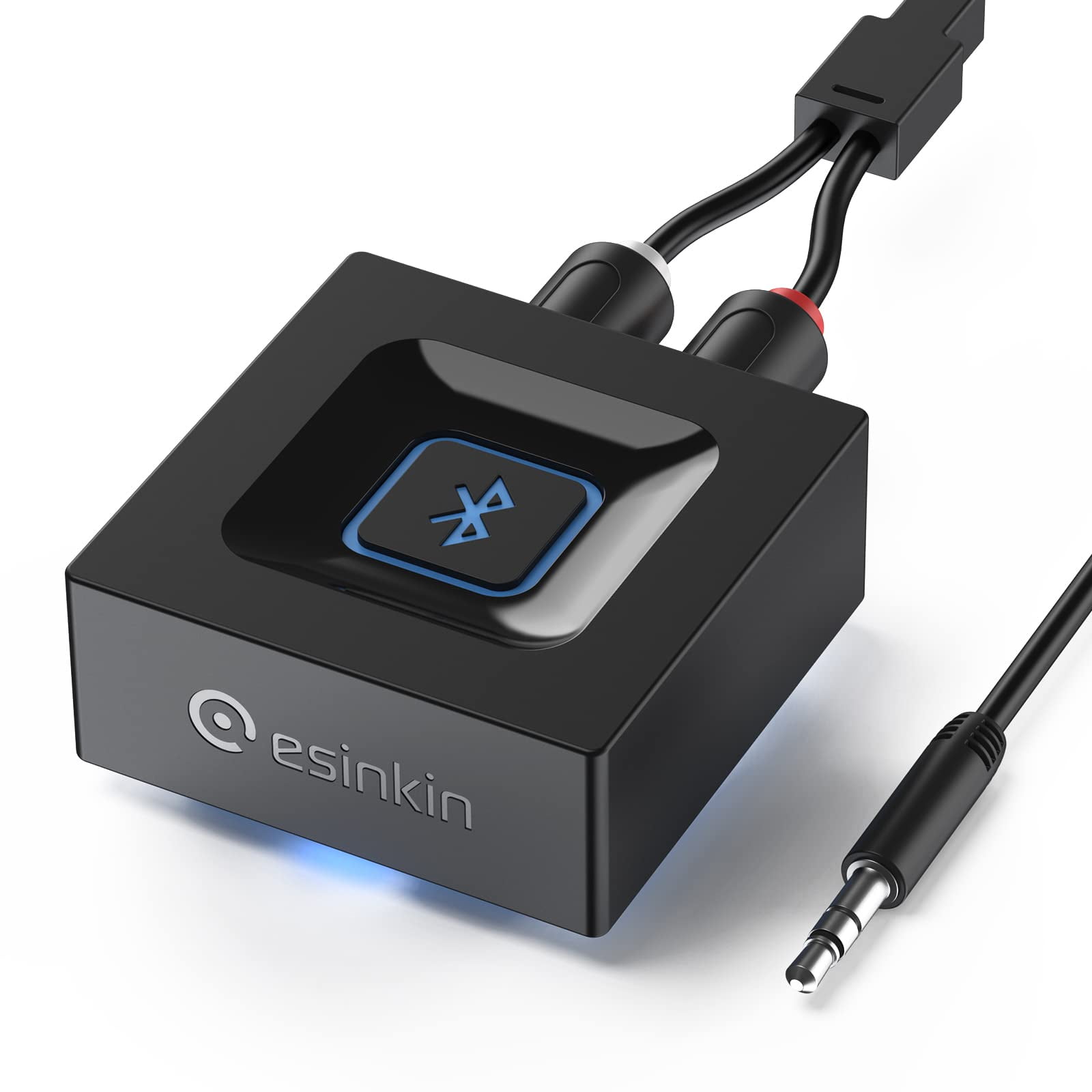 Esinkin Wireless Audio Receiver for Music Streaming Sound System Works ...