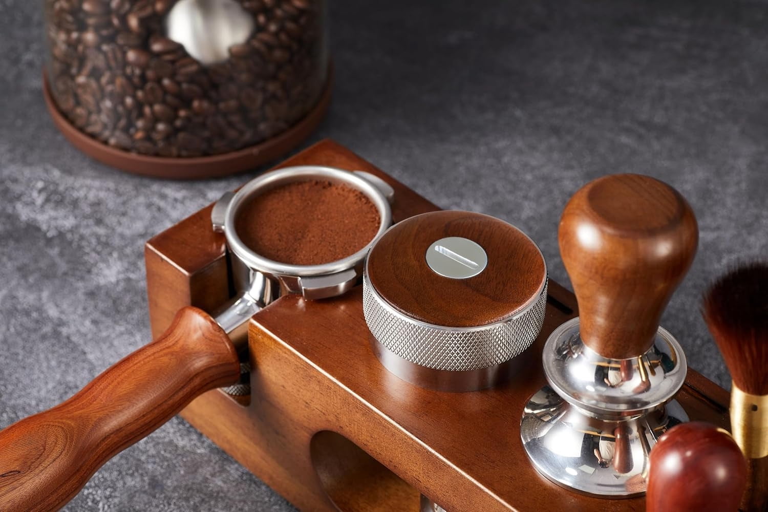 espresso tamping station called Coffee Tamper Station Fit 51 to 54mm ...