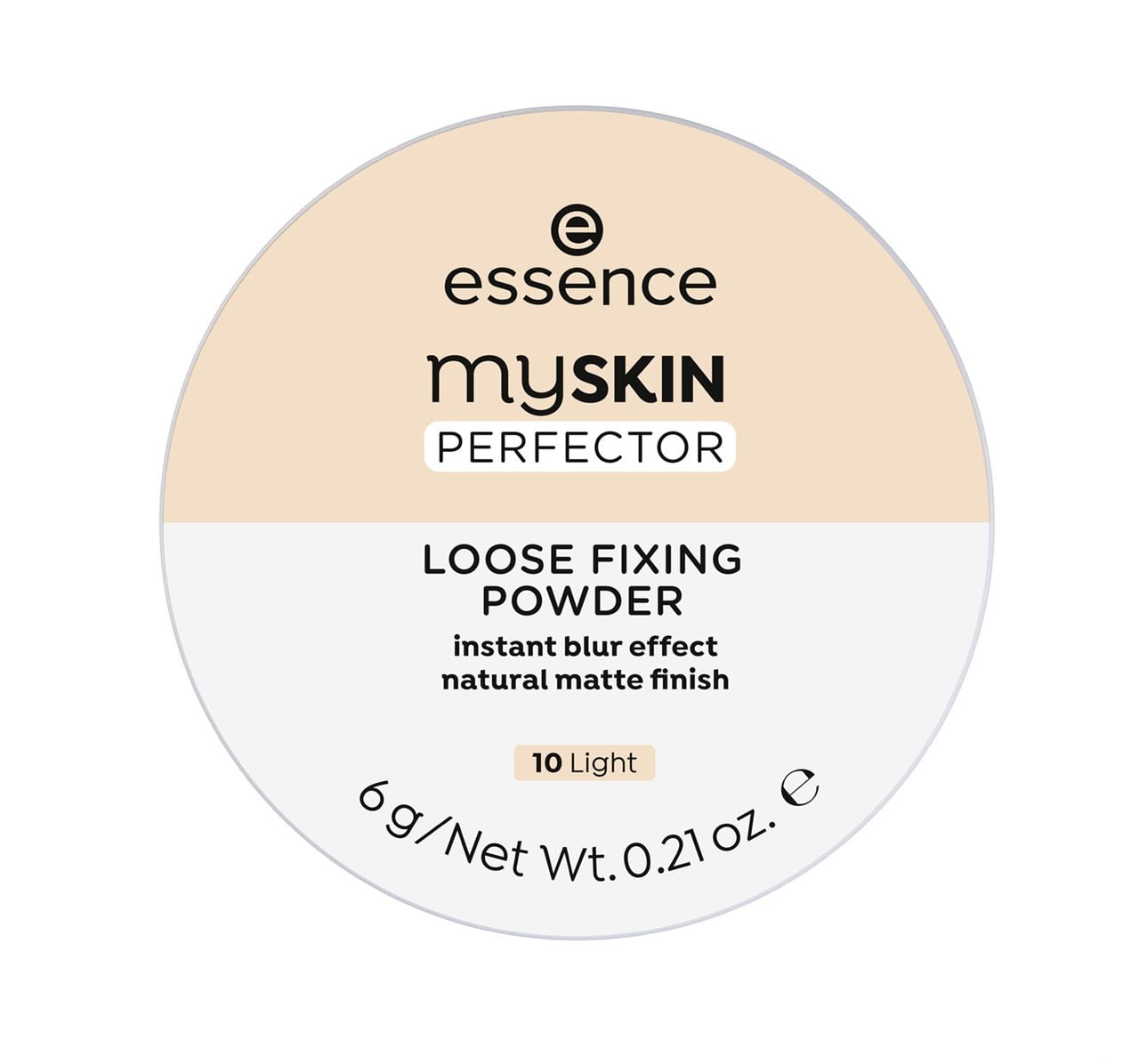 Essence My Skin Perfector Loose Fixing Powder, 10 Light, 6g, Matte ...