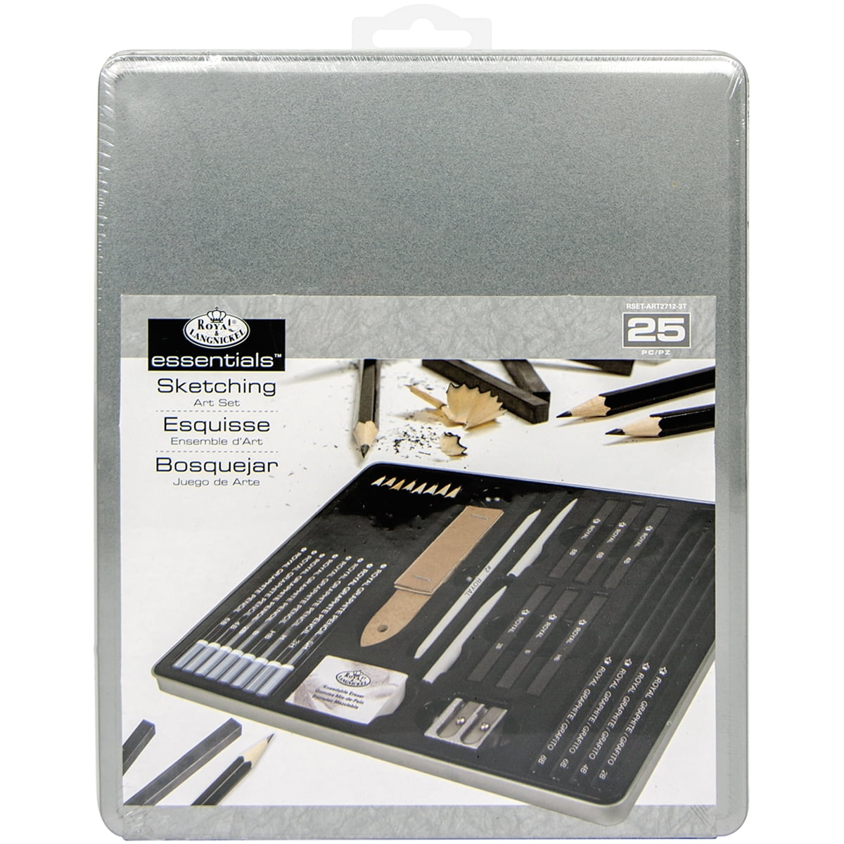 Royal & Langnickel Graphite Sketching Art Set - 25pc - Walmart.com