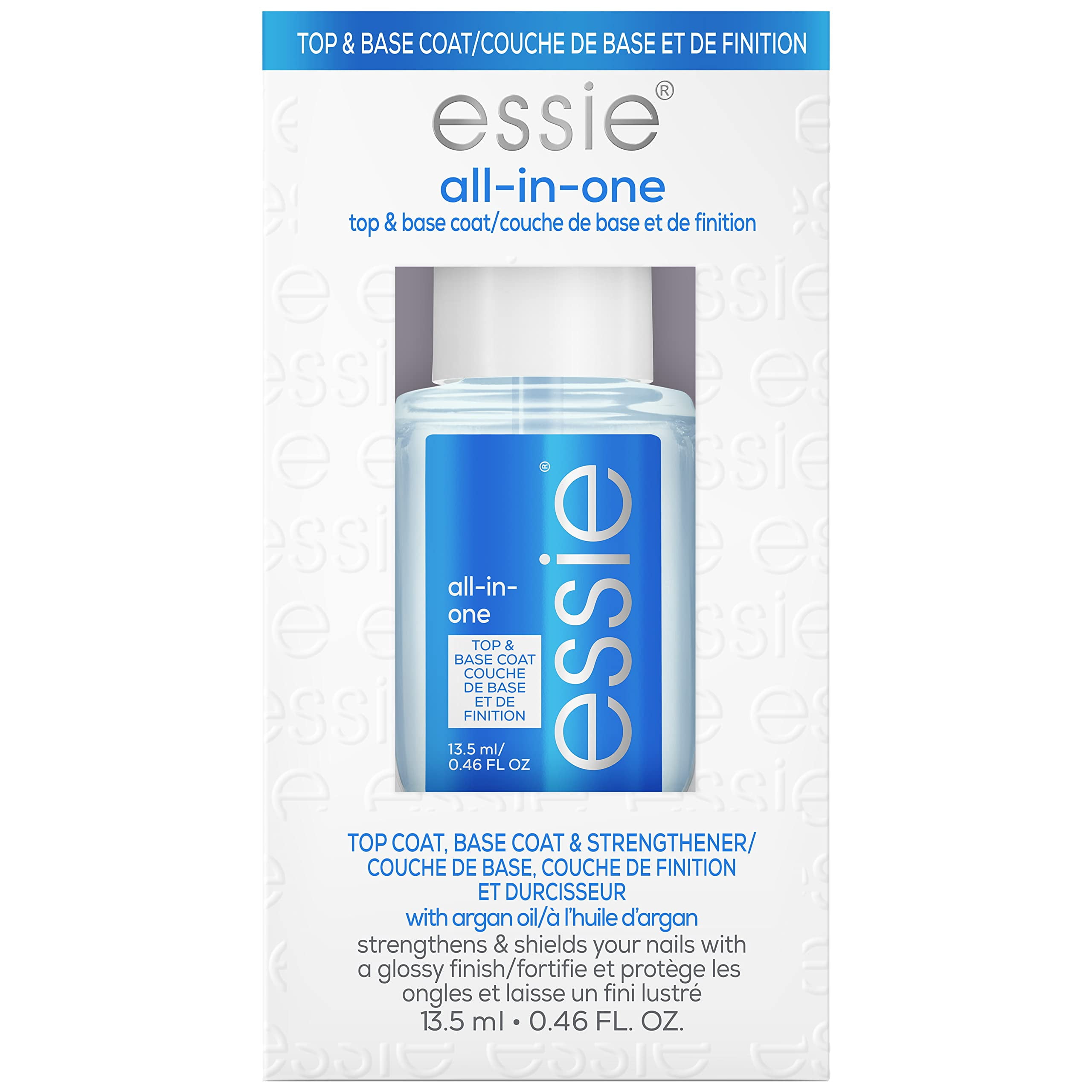 essie Nail Care, 8-Free Vegan, All In One Base Coat and Top Coat ...