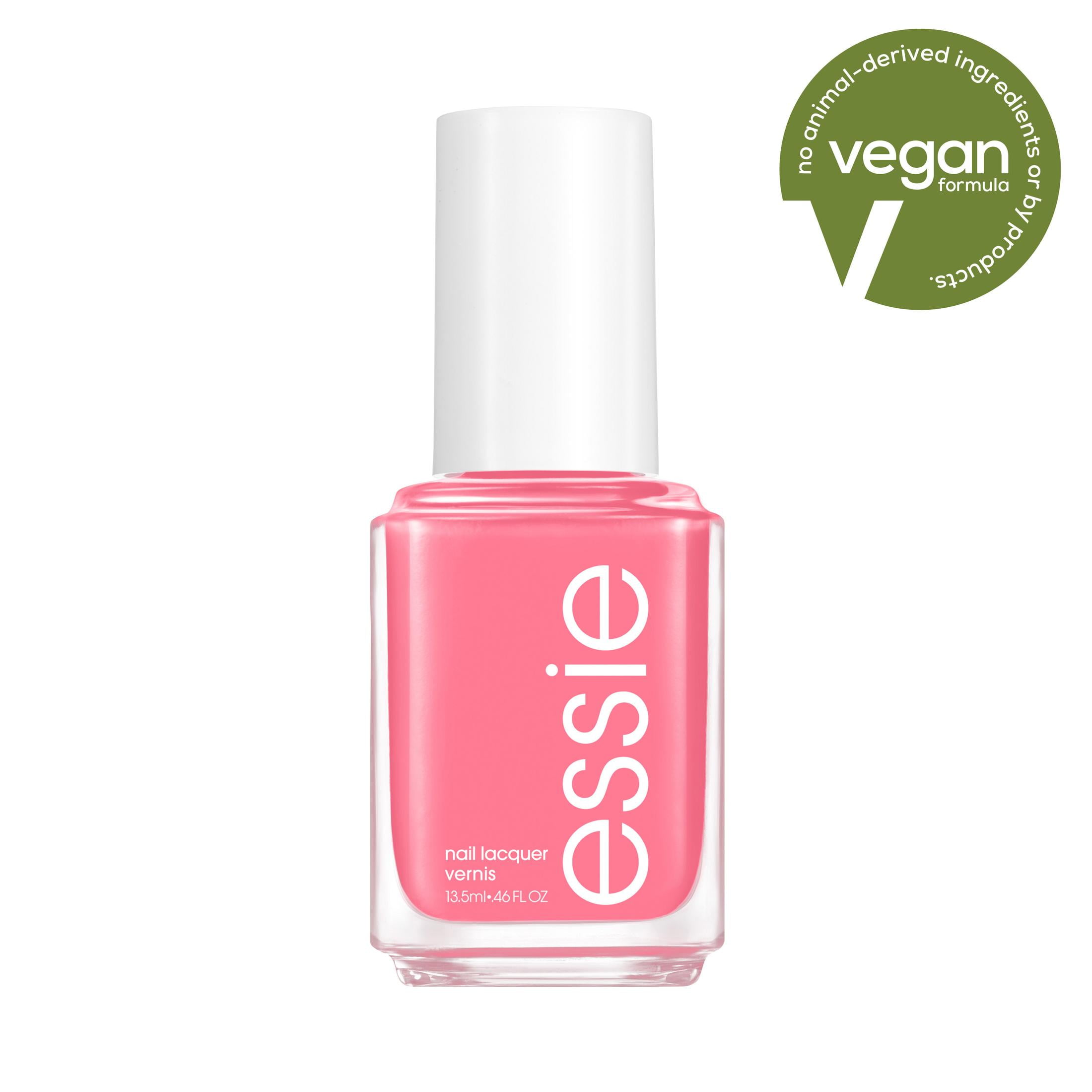 essie Vegan Nail Polish, Pin Me Pink, Bubblegum Pink, 0.46 fl oz, 8 ...