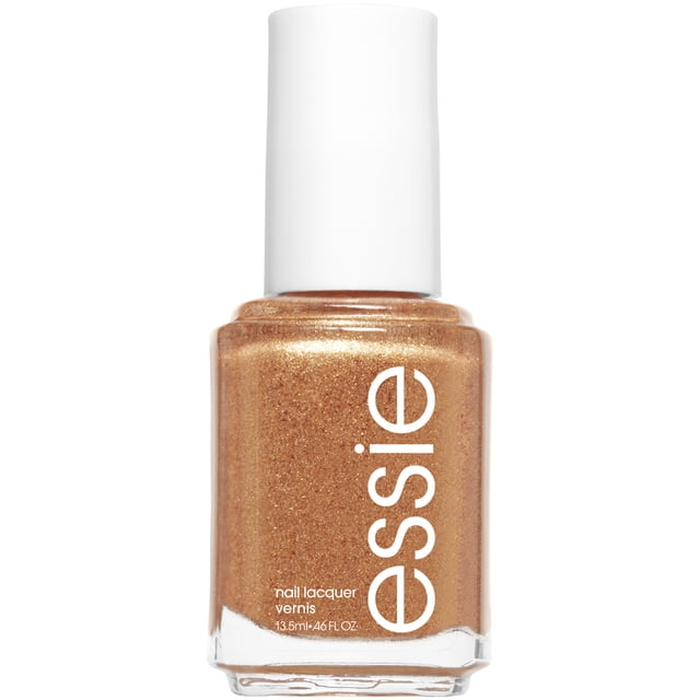 essie concrete glitter nail polish collection, can't stop her in copper ...