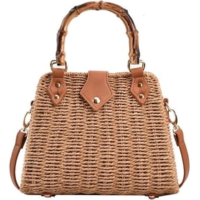 GASTROPOD Straw Crossbody Bag for Women Woven Beach Tote Purse Straw ...