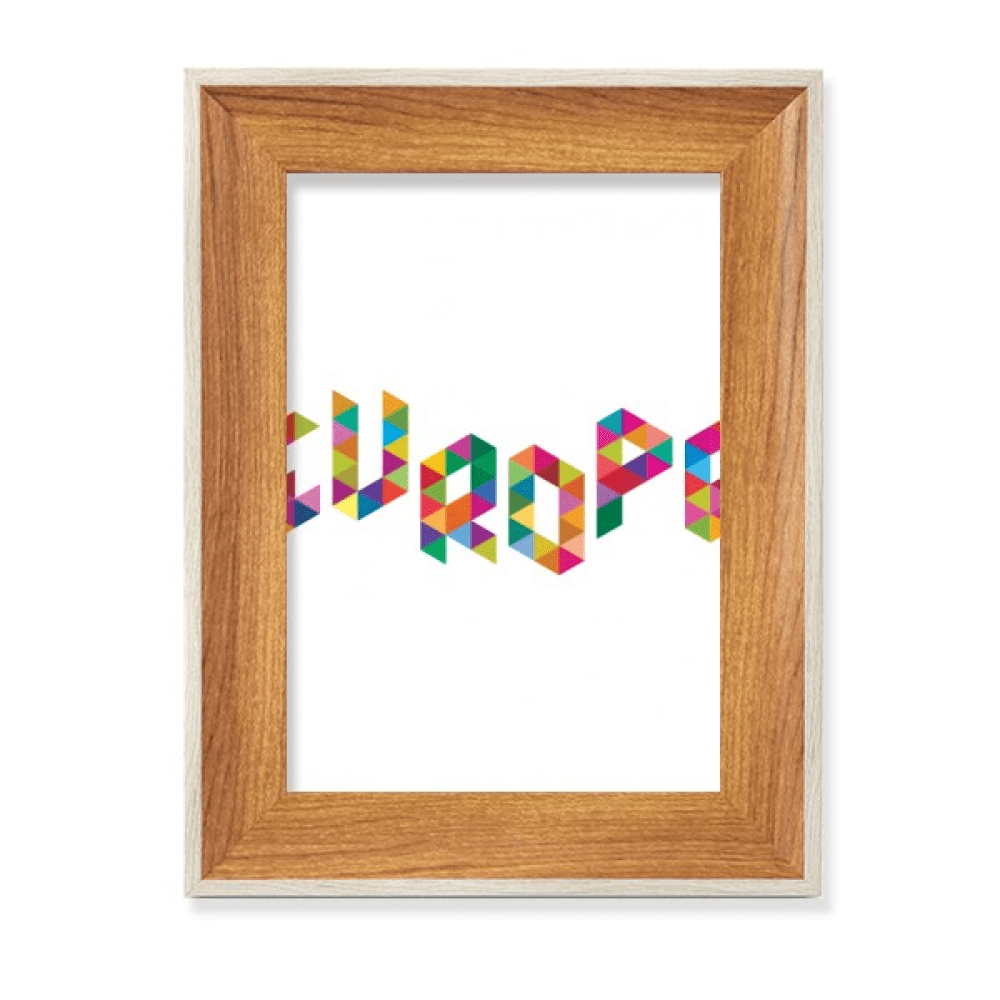 eu characters continent desktop wooden photo frame display picture art ...