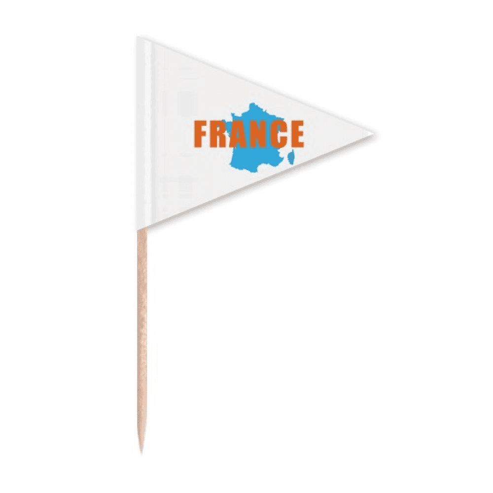 euan map tower france Toothpick Triangle Cupcake Toppers Flag - Walmart.com