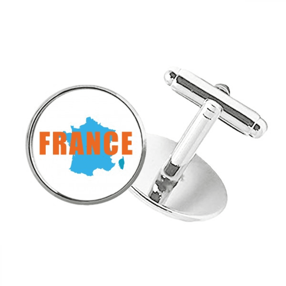 euan map tower france round button cuff clip stud cufflinks - Walmart.com