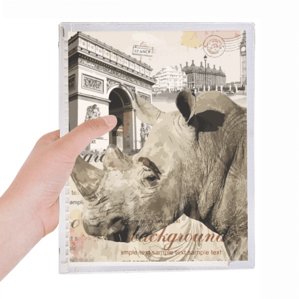 euan style building french paris notebook loose diary refillable ...