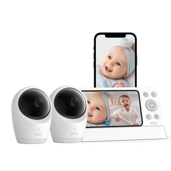 eufy Baby Monitor E21 with 2 4K UHD Cameras - Walmart.com