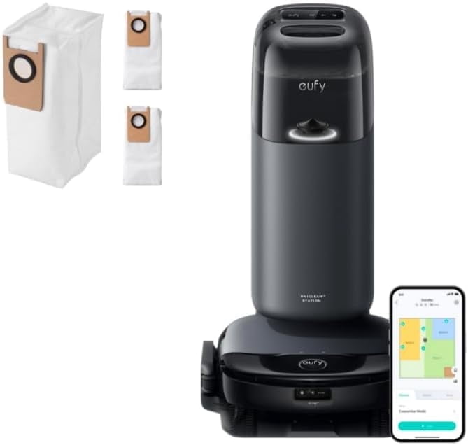eufy S1 with All-in-One Station, HydroJet System with Roller Mop ...