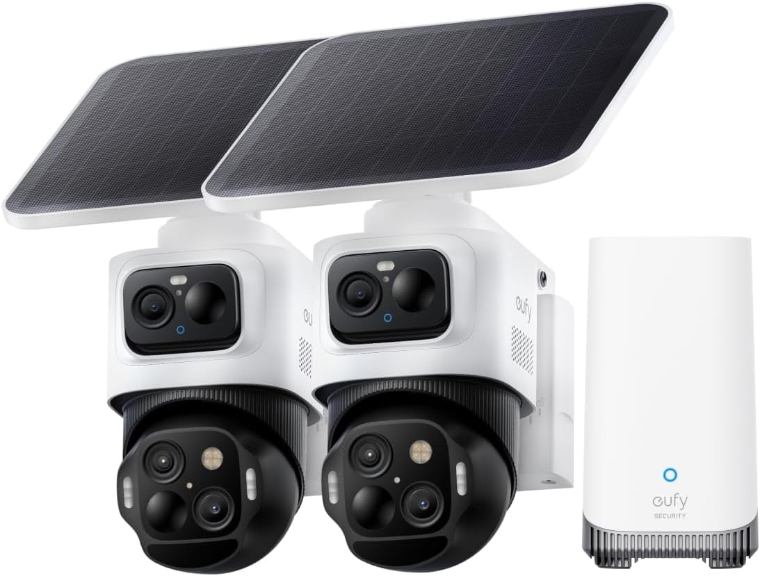 eufy Security eufyCam S4 2-Cam Kit, Solar Security Camera Wireless ...
