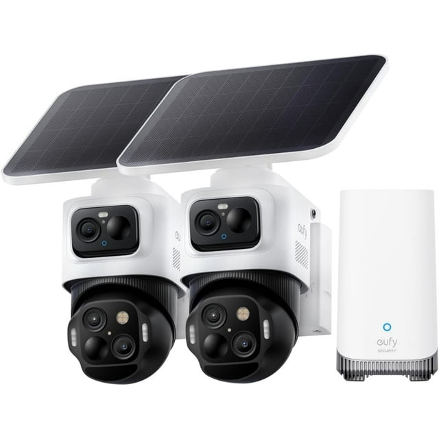 eufy Security eufyCam S4 2-Cam Kit, Solar Security Camera Wireless ...