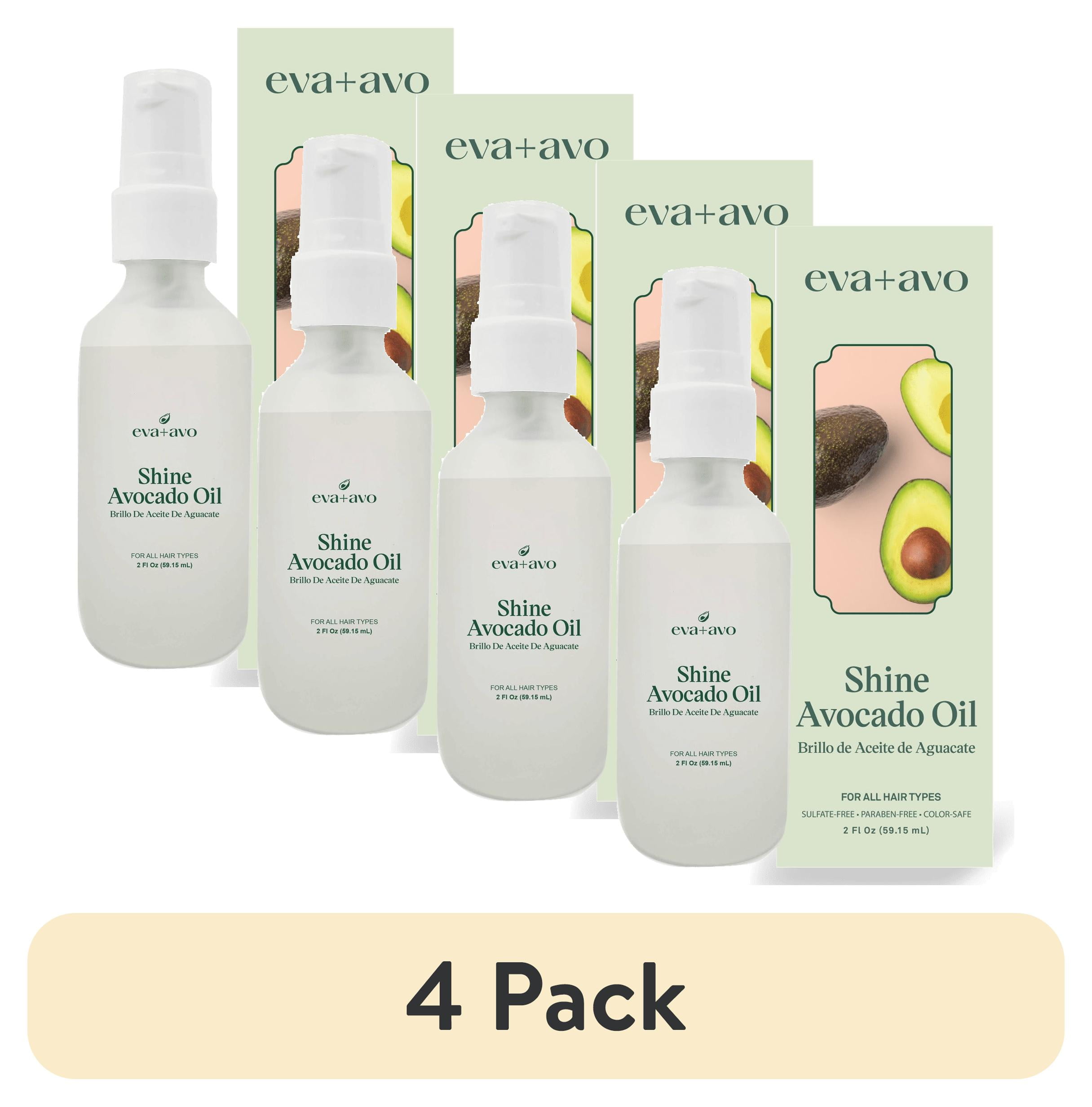 (4 pack) eva+avo Hair Shine Spray with Avocado Oil, 2 fl oz - Walmart.com