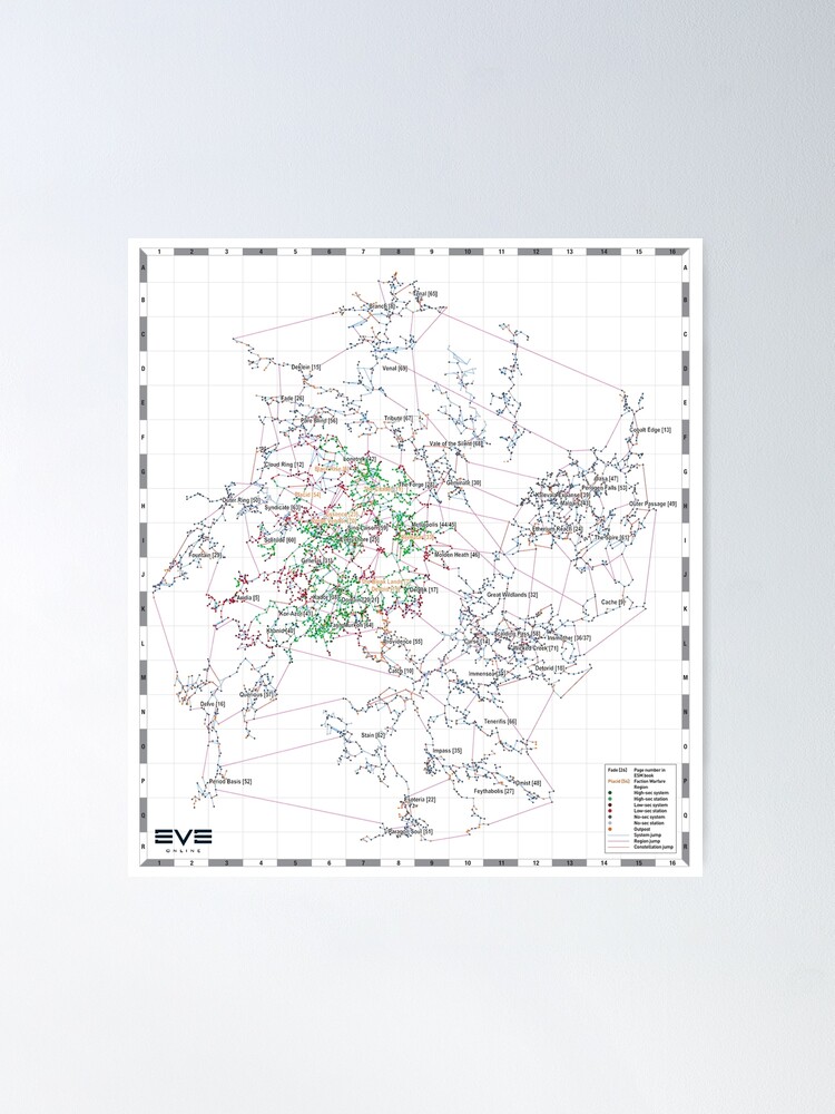 eve map big Poster - Walmart.com