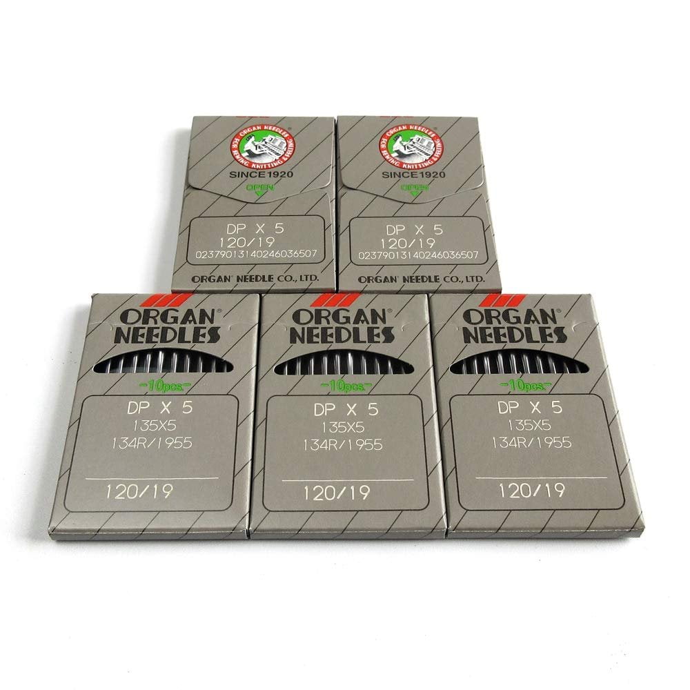 evernice 50 Organ 135X5 Dpx5 134R Sy1955 Sewing Machine Needles for Juki Brother Singer 10 ...