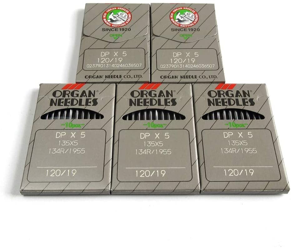 evernice 50 Organ 135X5 Dpx5 134R Sy1955 Sewing Machine Needles for ...