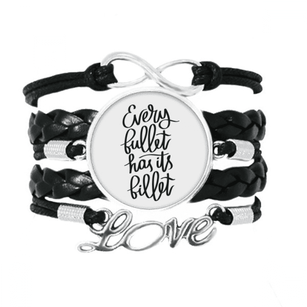 every bullet has its billet quote bracelet love accessory twisted ...