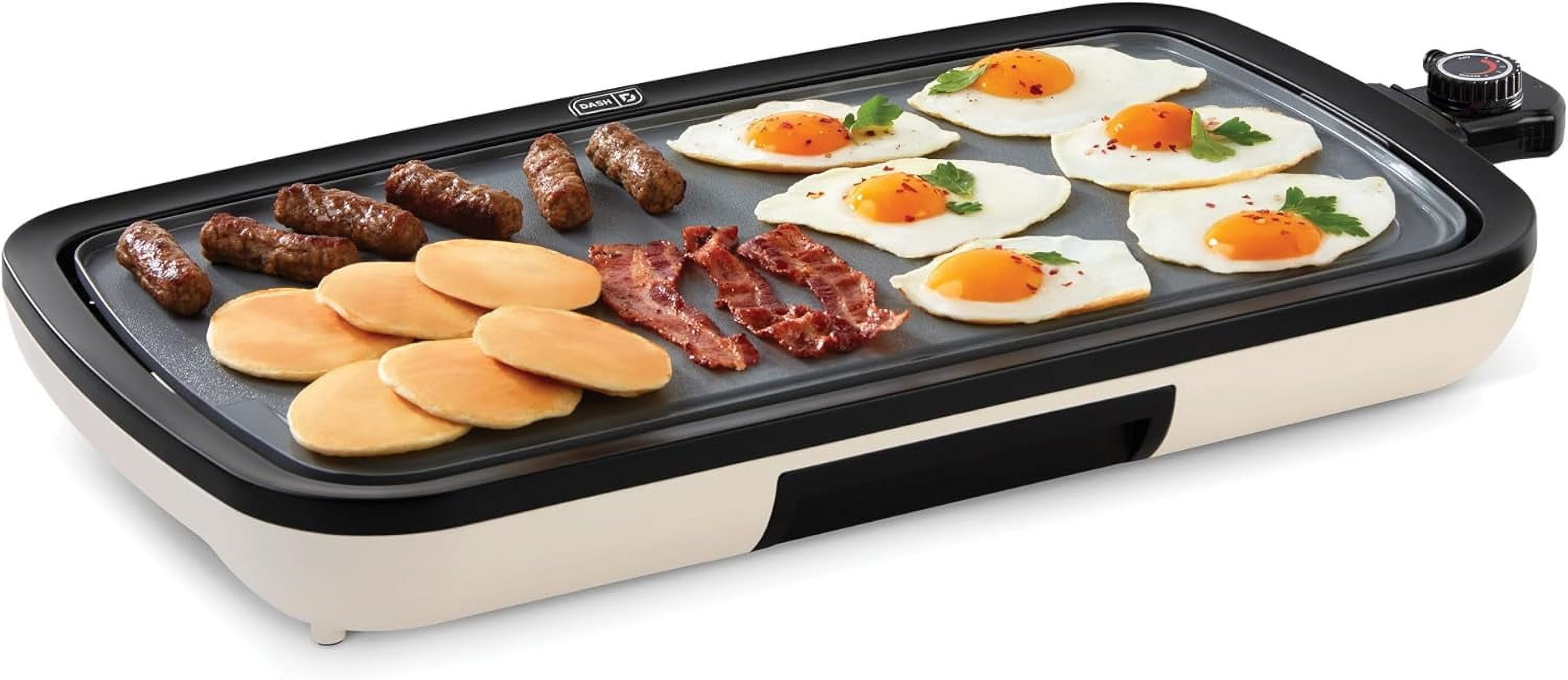 Everyday Ceramic Electric Griddle for Pancakes, Burgers, Quesadillas ...