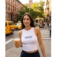 everyone loves a Jewish girl Racer Tank Top | blue text graphic Y2K ...