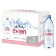 evian Natural Spring Water (One Case of 12 Individual Bottles, Each ...