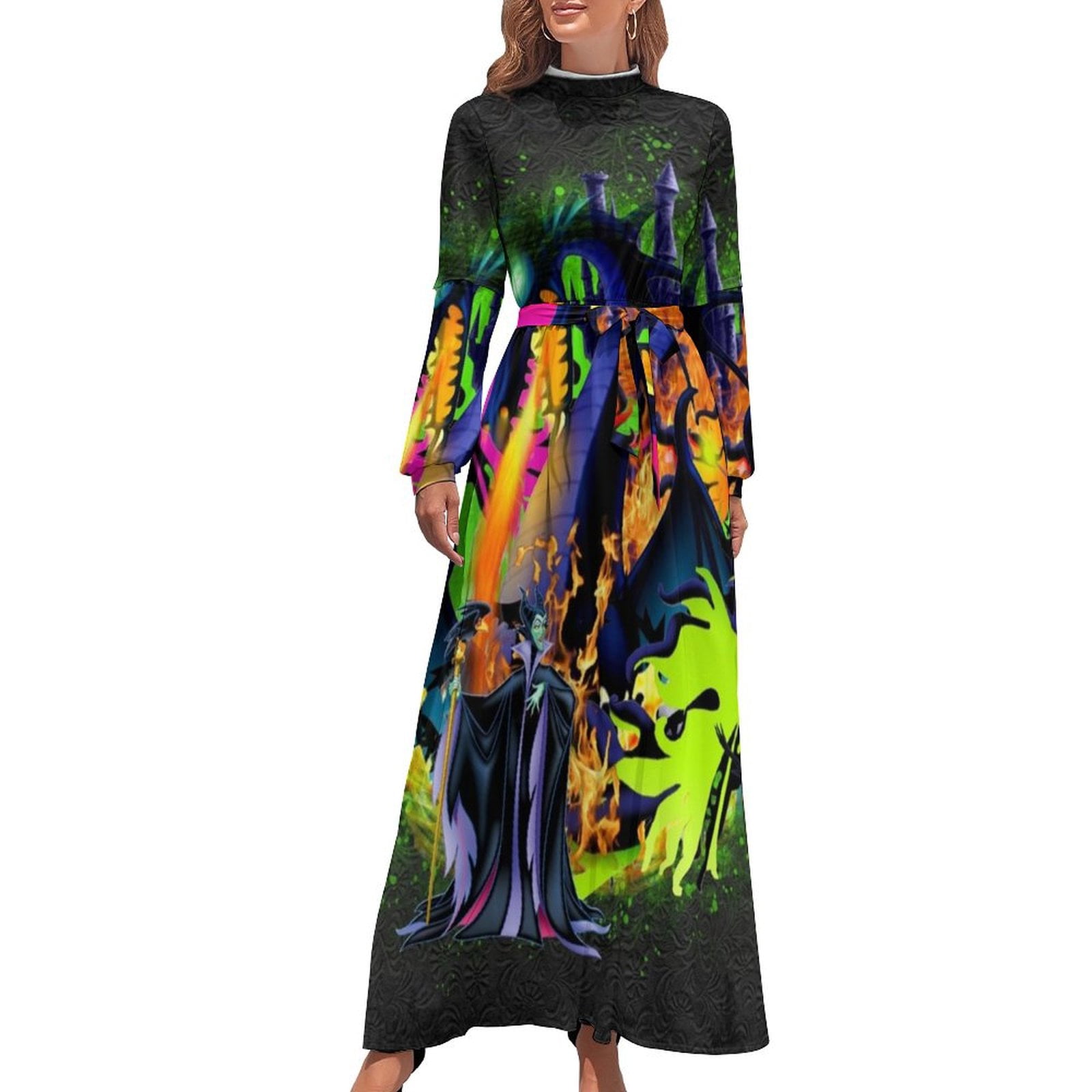 evil spell Long Dress beach outfits for women clothes for women ...