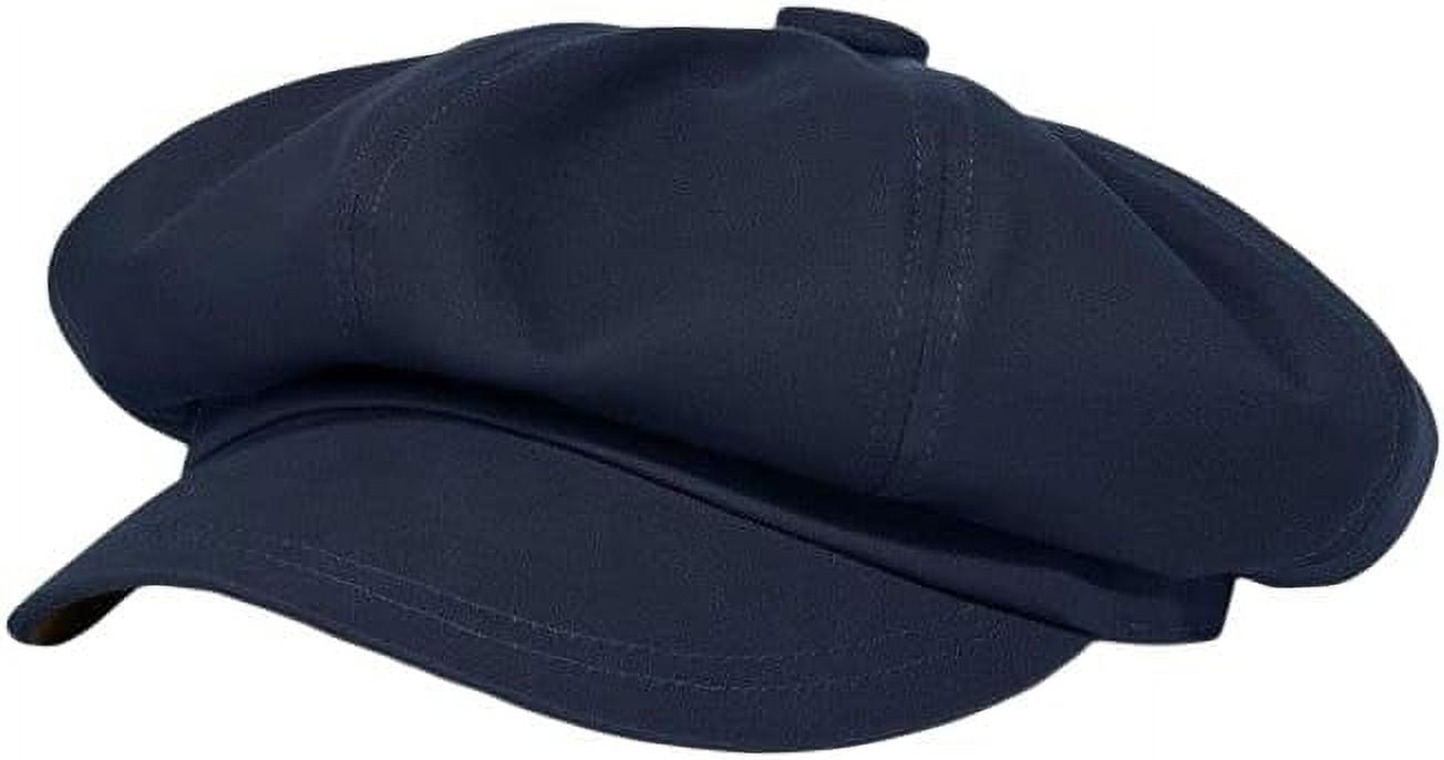 evolcn Octagon Newsboy Cap Unisex Newsboy Flat Cap Autumn British Style ...