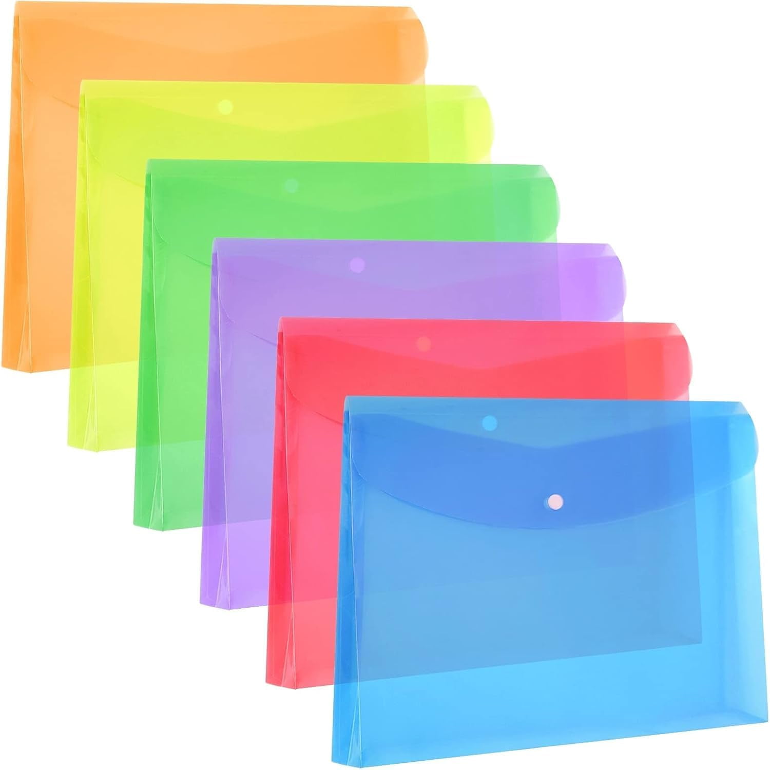 Plastic Legal Size Envelopes with Snap Closure Expandable Organizer ...