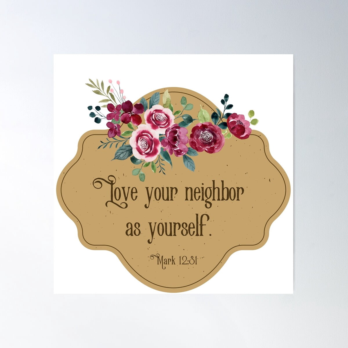 Νew Testament Verse - Love Your Neighbor As Yourself. - Mark 12:31 ...